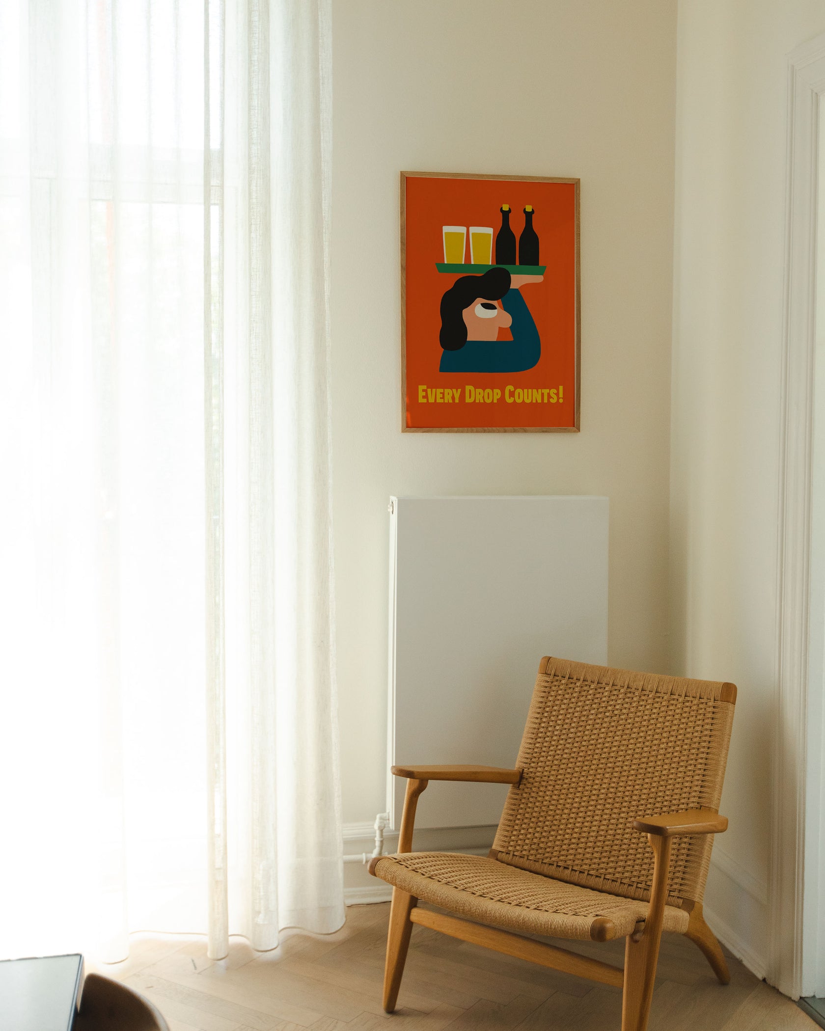 Every Drop Counts Sally - Orange – Mikkeller Prints